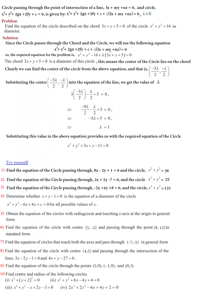 Circles – International Math Education