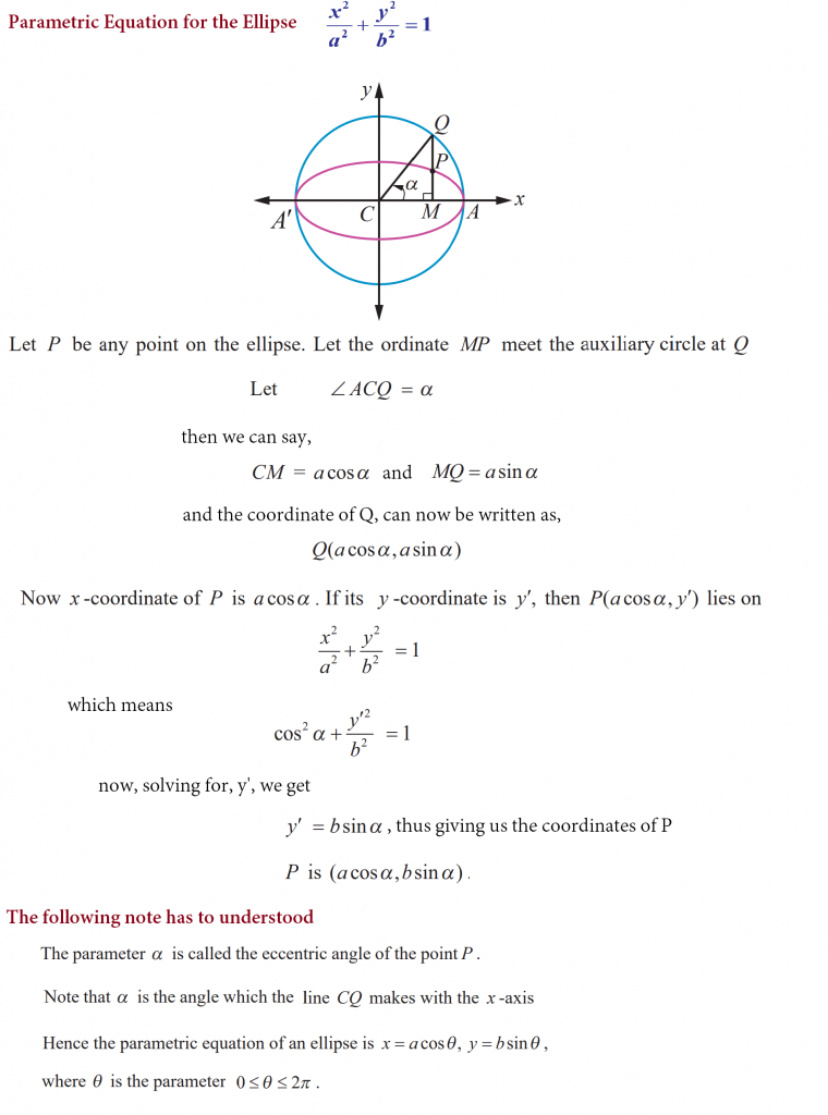 Parametric Equations – International Math Education